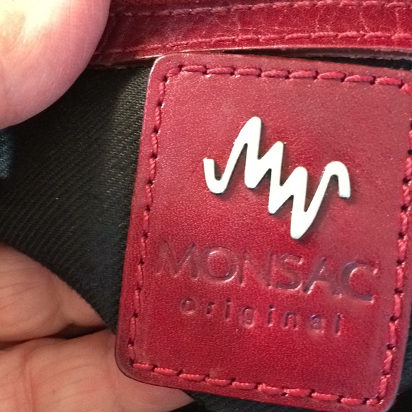 Monsac | Bags | Monsac Leather Bag Vintage | Poshmark